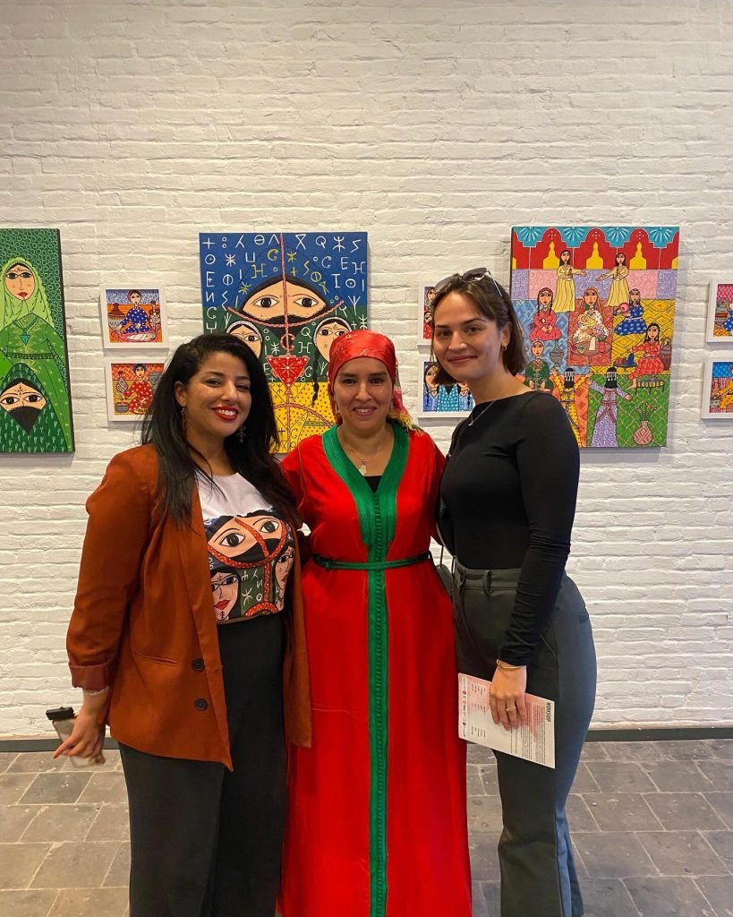 Hafida Zizi: The Moroccan Artist Celebrating Amazigh Women